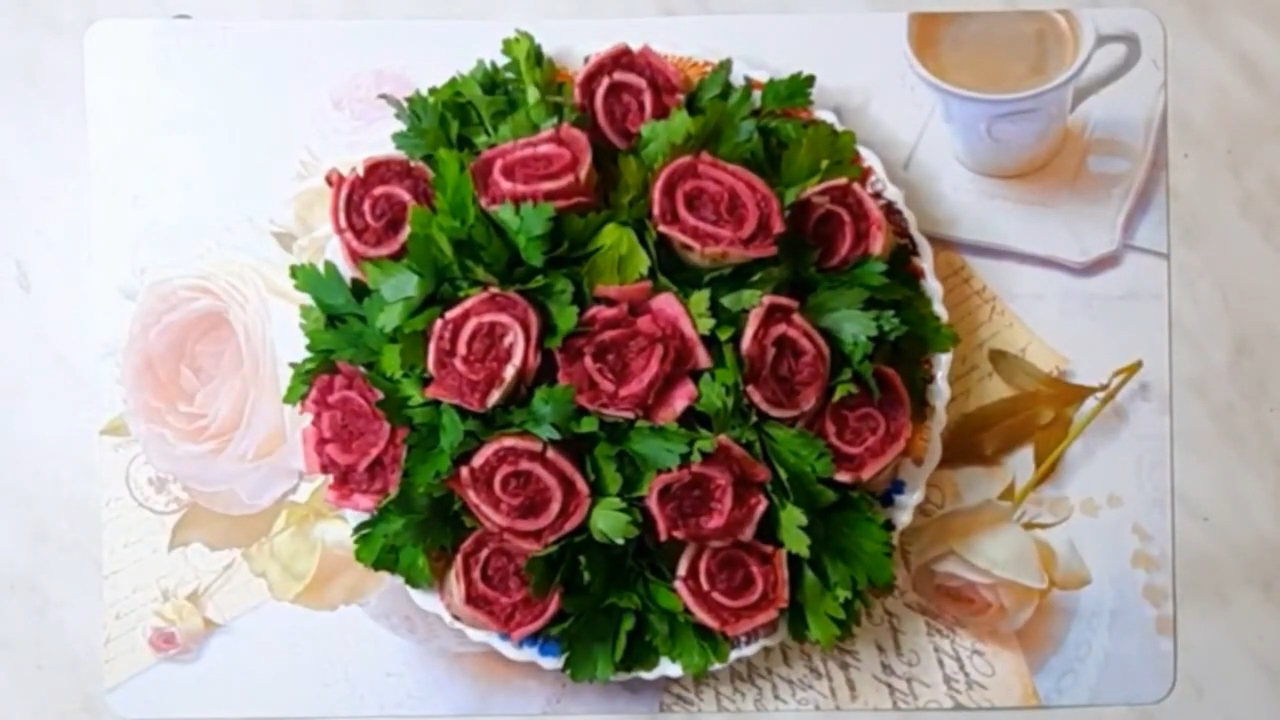 Салат "Розы"