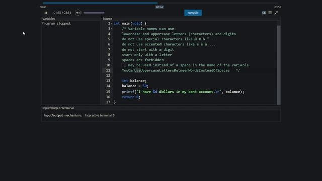 Name your variables_ do's and don'ts