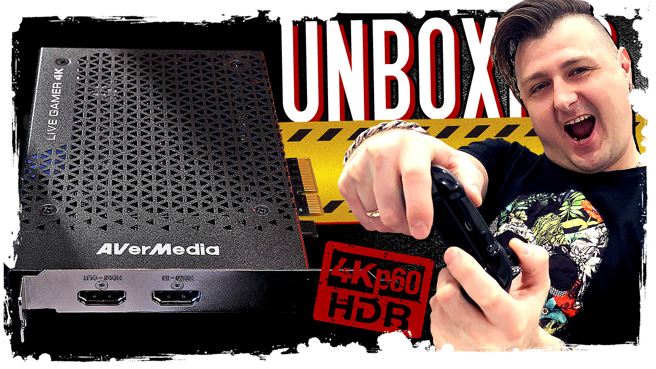 Распаковка карты захвата AverMedia Live Gamer 4K