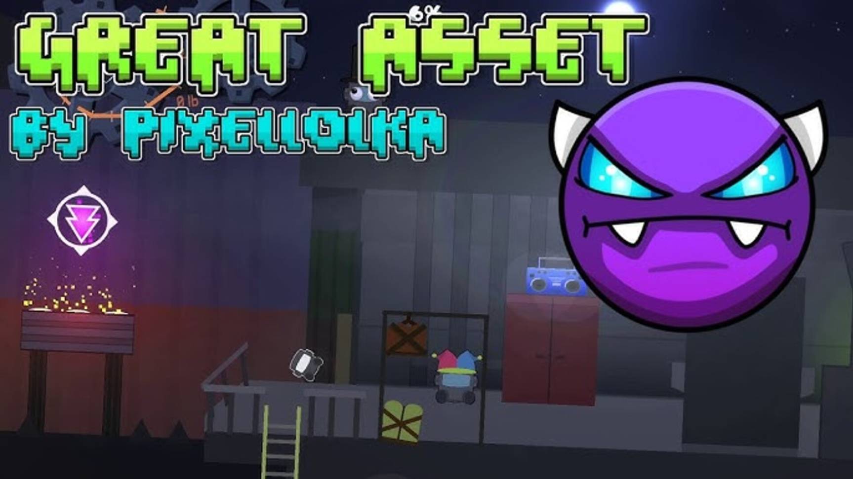 "Great Asset" Weekly (Easy Demon) by PixelLolka | Geometry Dash 2.2