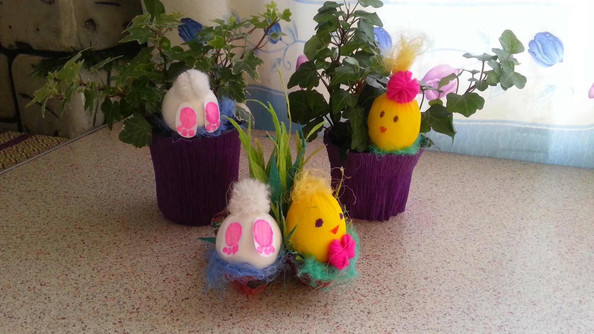 Декор Пасхального яйца без окраса.