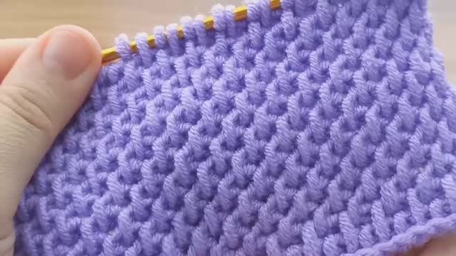 НЕВЕРОЯТНОЕ ?? Супер легкое тунисский  узор  для вязания крючком для начинающих