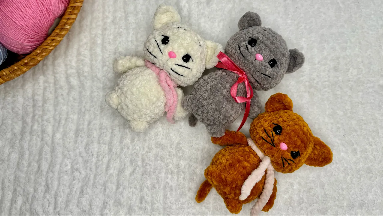 Мастер класс Котик Мяука _ Вяжем вместе _ #вязаныеигрушки #вяжуназаказ #handmade #мк