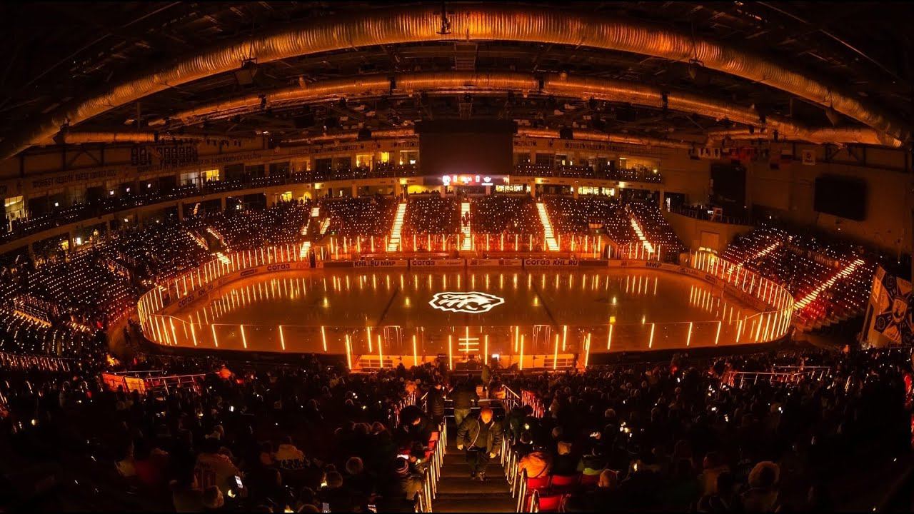 Предматчевое хоккейное интро-шоу "Прекрасное далёко". Ноябрь 2022.