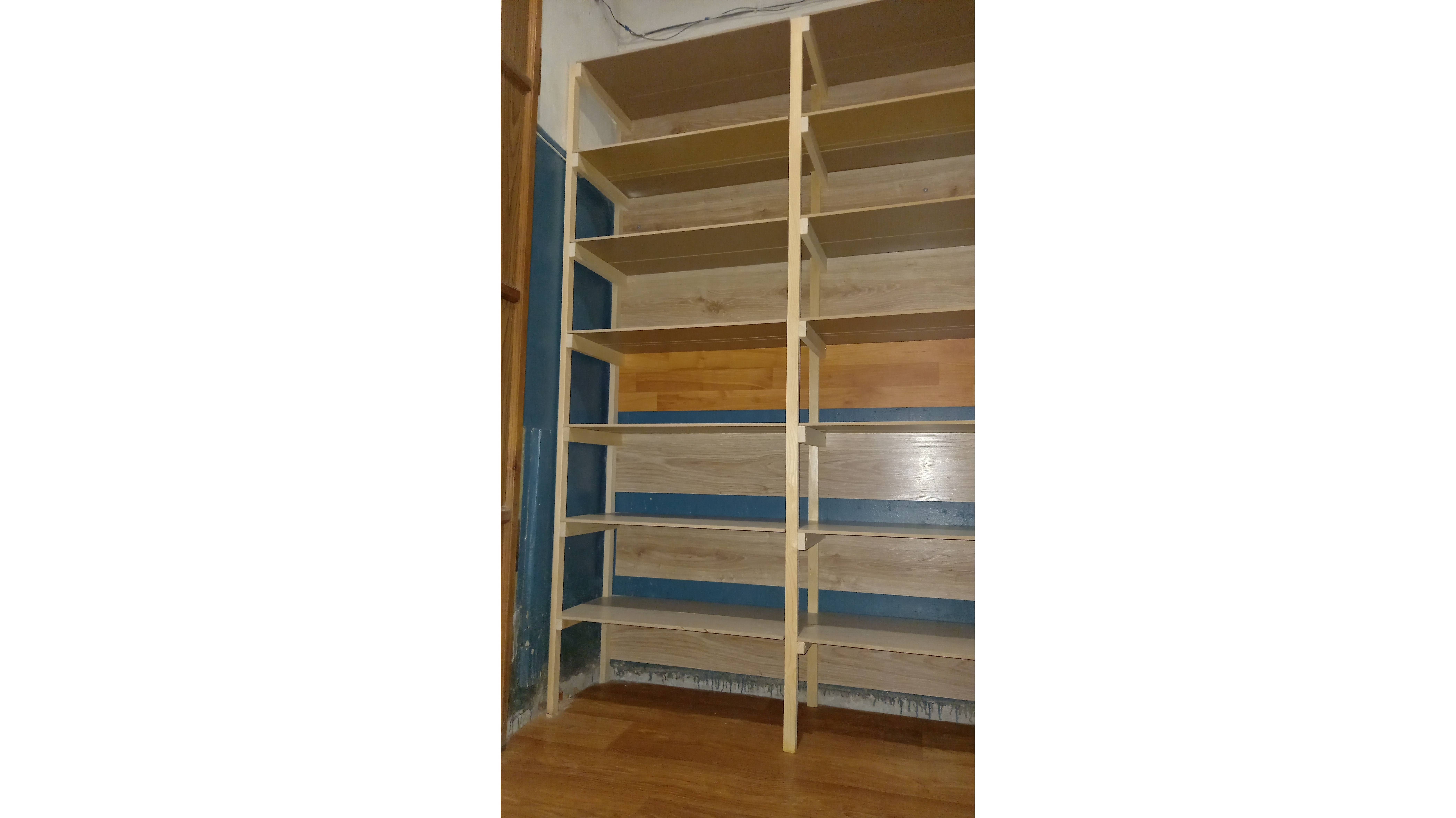 Стеллаж своими руками из ламината