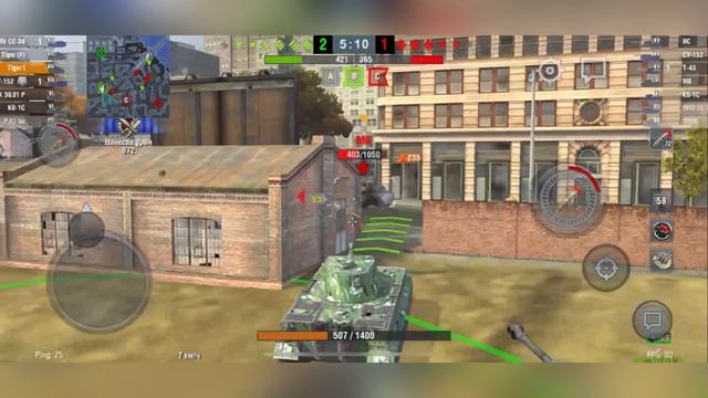 Катаюсь на Tiger 1 в WOT Blitz