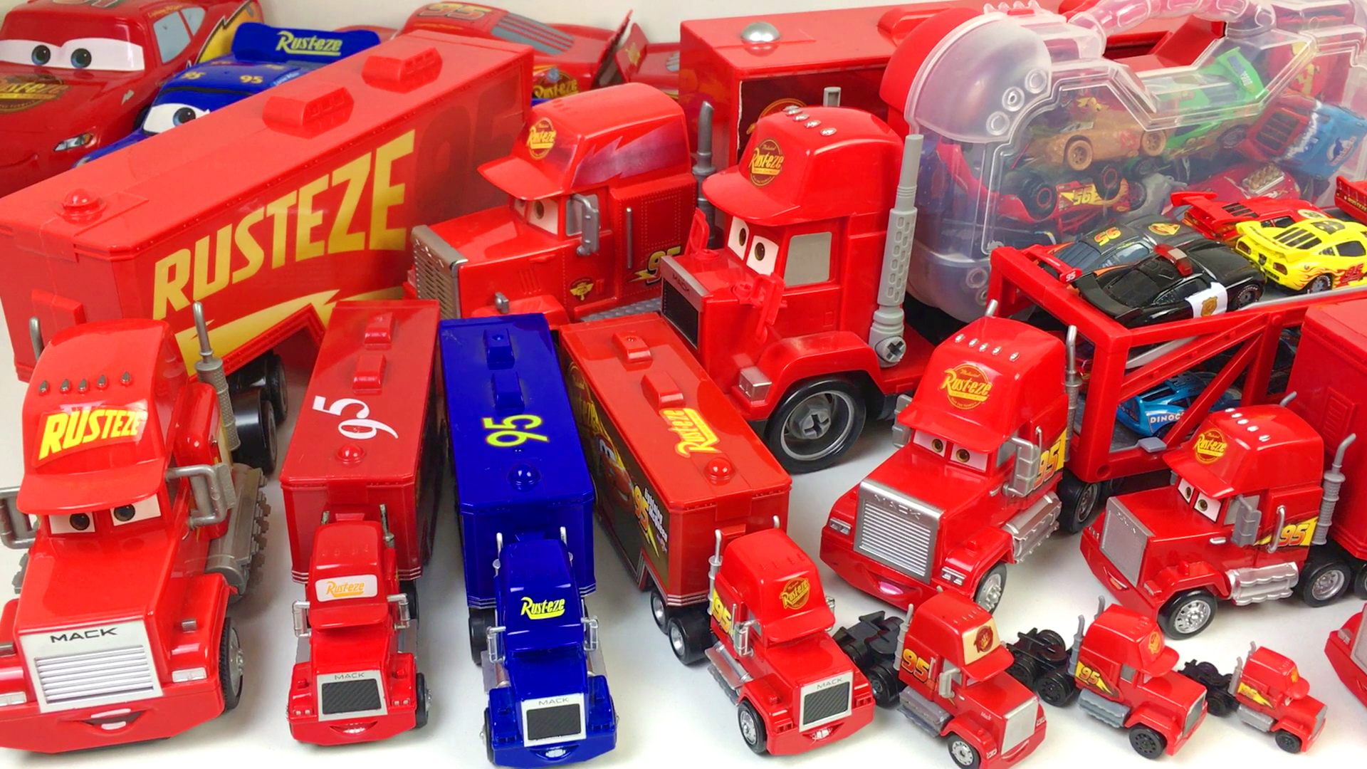 Тачки Машинки Маки и Маквины Трейлеры Автовозы Грузовики Игрушки Дисней