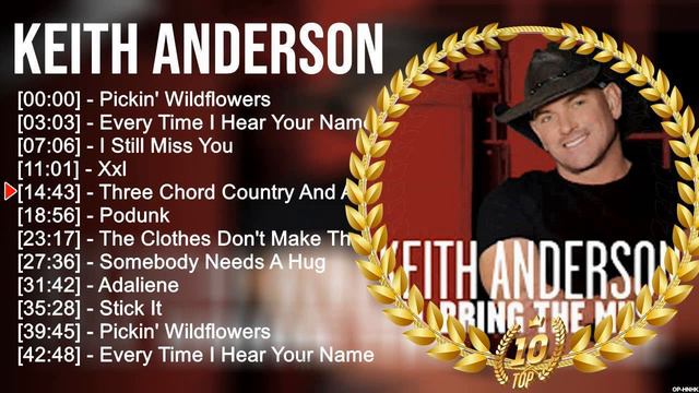 K e i t h A n d e r s o n Greatest Hits ~ Top 100 Artists To Listen in 2022 & 2023