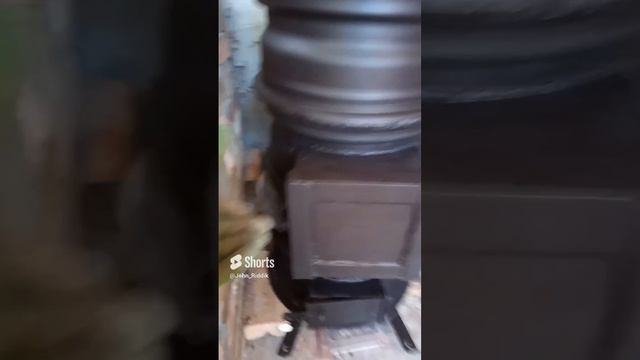 Проект "Баня". Печка встала на своё место.