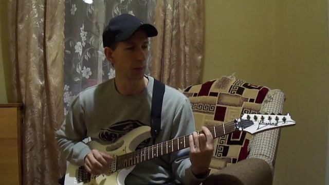 Песня - Земля в иллюминаторе ( на электро-гитаре)