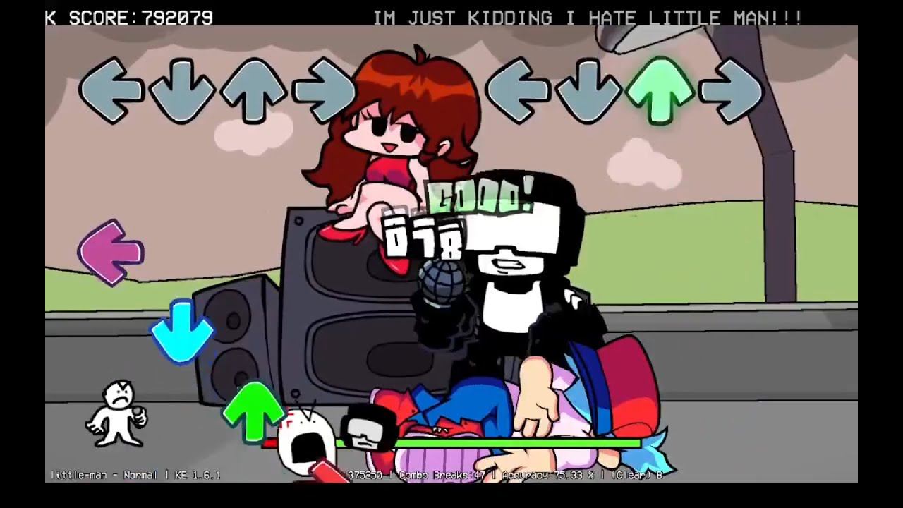 Литл Мен и его мемы атакуют. Friday night funkin