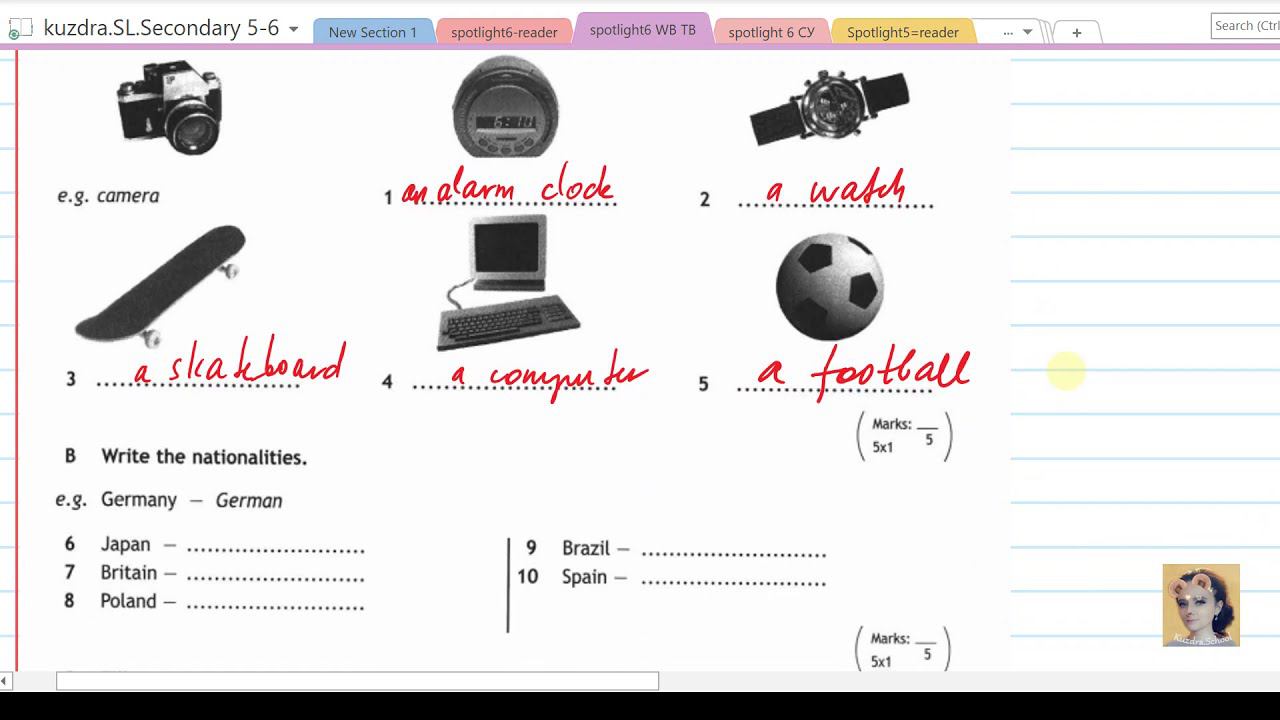 8. Spotlight 6. Test booklet. Module 1