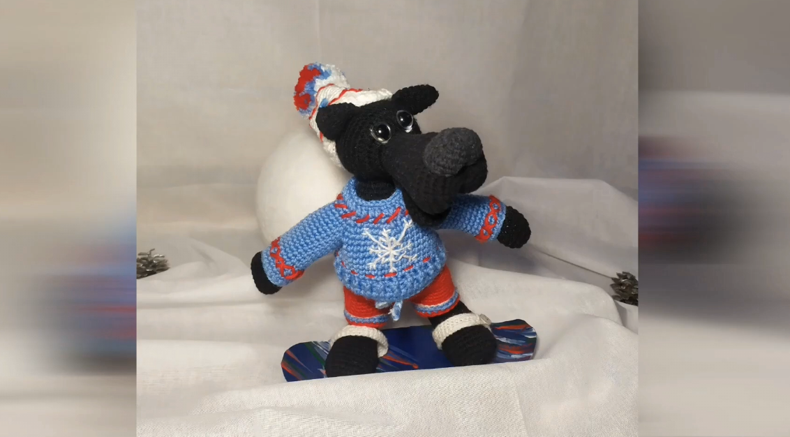 Мультфильм про волка сноубордиста