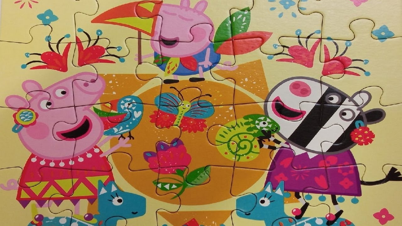 Пазл Свинка Пеппа, Путешествие в Мексику - собираем пазлы для детей | Polinka-Vitaminka