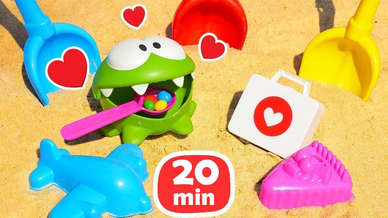 Ам Ням играет в съедобное-несъедобное!  Развивающие видео для детей и видео про игрушки