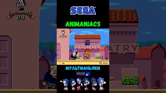ANIMANIACS (Мультманьяки) на SEGA. #SHORTS