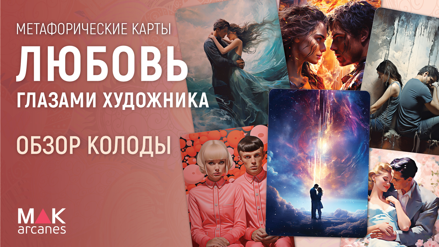 Метафорические карты "Любовь глазами художника" – обзор карт и техники работы