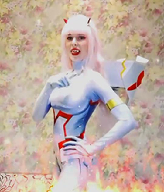 Zero Two cosplay Darling in the Franxх Ноль Два из аниме Любимый во Франксе