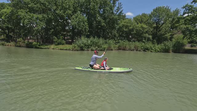 Краснодар. Солнечный остров. Прогулка на сапах