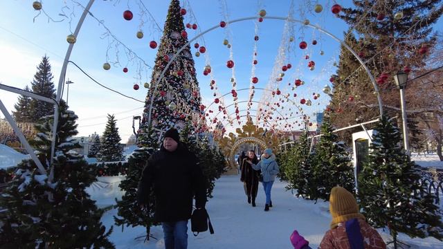 Новогоднее убранство Новосибирска 271222