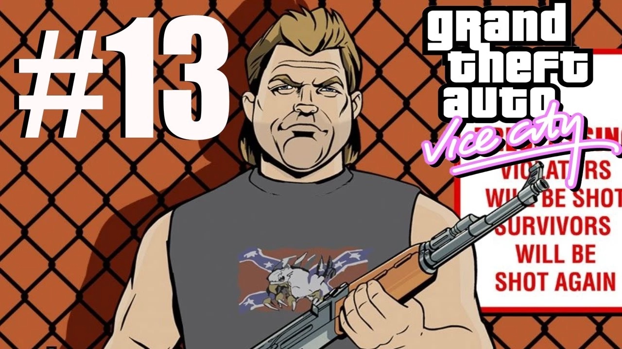 GTA VICE CITY. Полное прохождение #13. Алекс и Паук на фоне.