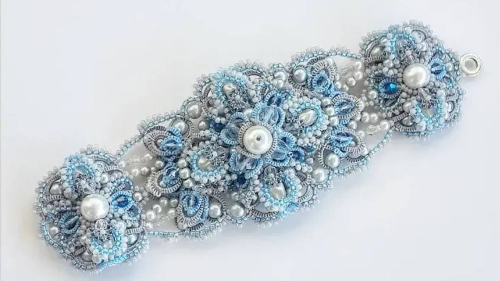 Фриволите анкарс. Браслет Хрустальный звон. Обзор. МК Анжеллы Гамбка