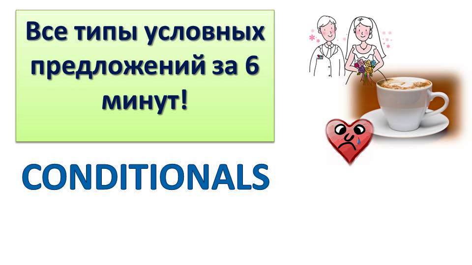 Все условные предложения в английском за 6 минут!