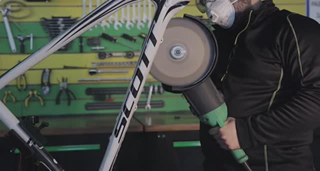 Распил карбоновой рамы Scott