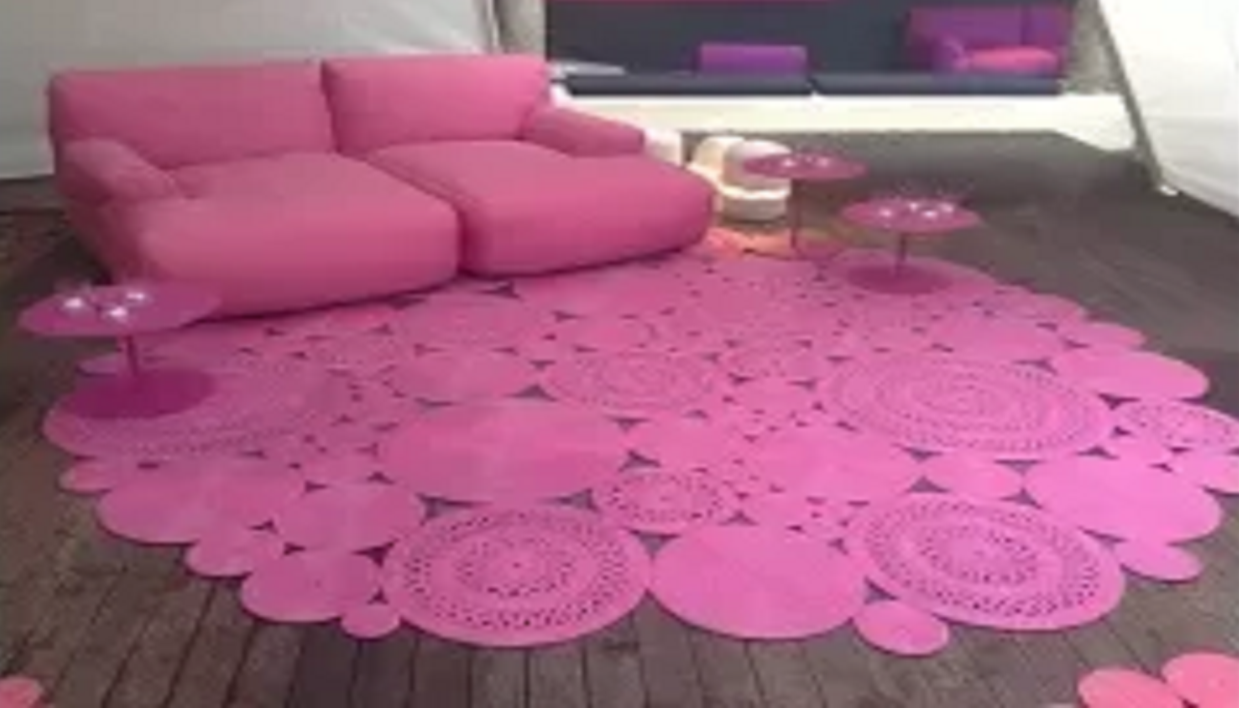 Вязание крючком.Оригинальные коврики крючком