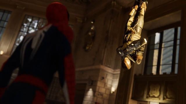 Marvel Spider-Man: Шокер грабит банк;)