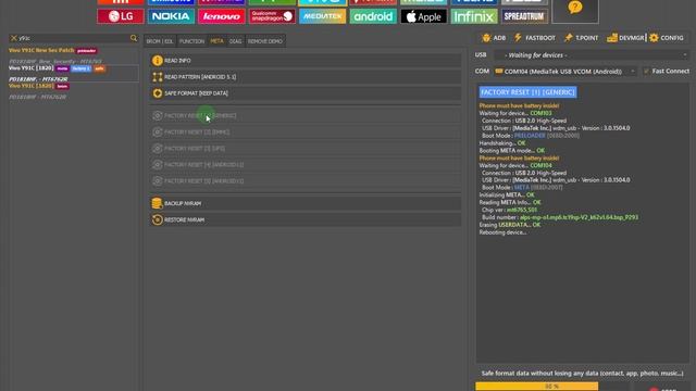 ✅Разблокировка удаление пароля Vivo Y91C.Factory Reset UT Vivo Y91C✅