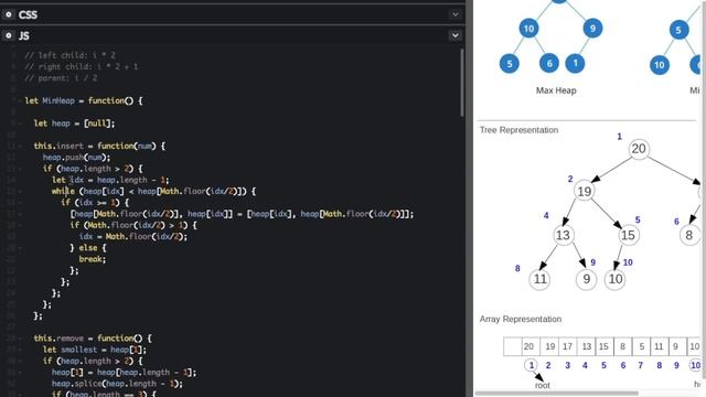 Heap Data Structure (max and min)- Beau teaches JavaScript