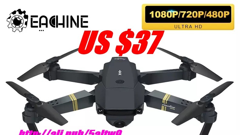 Квадрокоптер, Eachine E58, Quadcopter, WIFI, FPV, HD 1080P, 720P, 480P