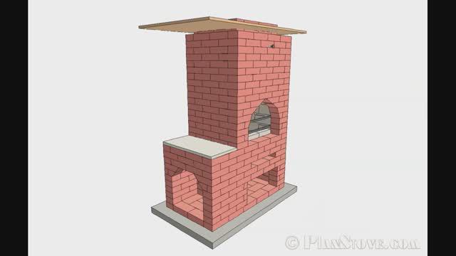 5.5x3 br-tl-sm 1.0.0 - Проект барбекю из кирпича