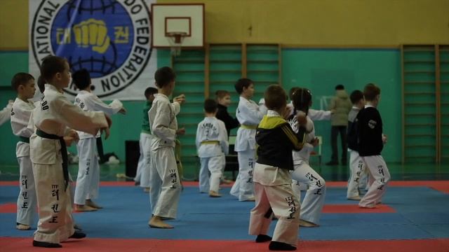 Тхэквондо Аттестация пояса.