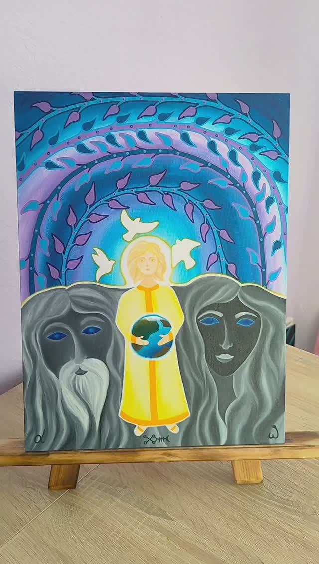 обзор моей картины "Дух: начало игры"