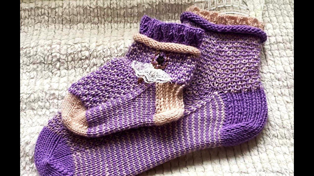 НОСОЧКИ ДЛЯ ВНУЧКИ И ДОЧКИ УЗОР