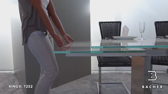 Стол King II 7252. Механизм раскладывания стола