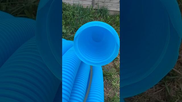 Синий воздуховод гибкий воздуховод 75 мм | Blue air duct flexible air duct OLD 23