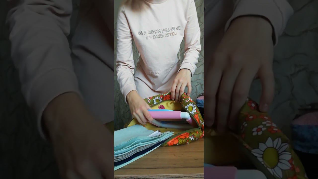 Сумочка-чехол для защиты вышивального процесса