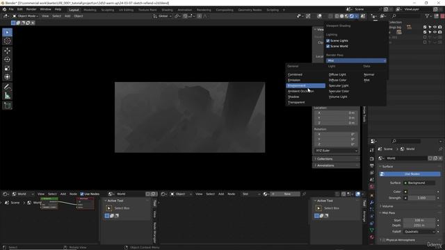 Developing and Industrial Concept Art - Часть 6 - Rugh Sketch Blockout - Part 2