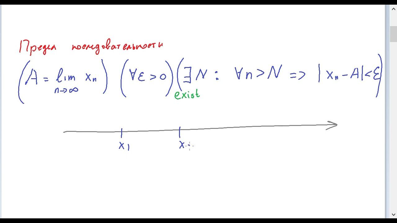 МА-1 (1 курс) Предел последовательности (231-32х) (31.01.24)