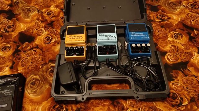 Мой педалбоард и педали BOSS!!!