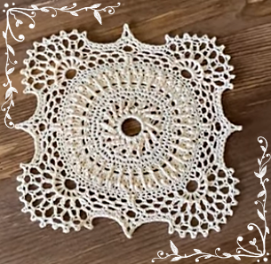 Мини-салфеточка № 2 от  Odri Studio.