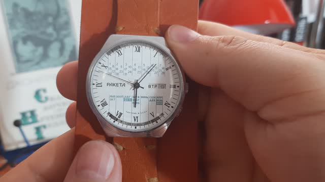 Часы РАКЕТА вечный календарь возраст 40 лет