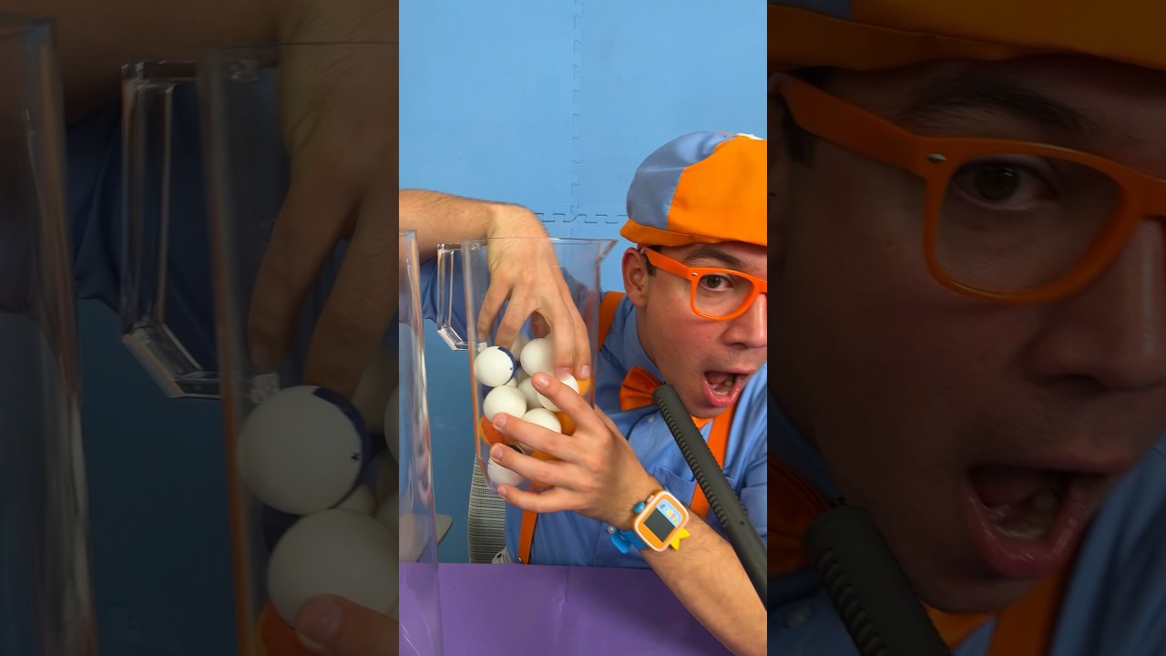 Blippi's Ball Pit Asmr! Успокаивающая сенсора для детей! #blippi #shorts