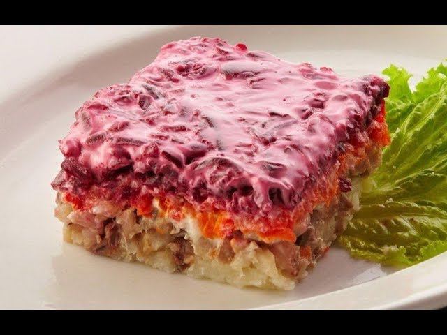 Салат Селёдка под шубой - всегда вкусно легко и быстро! (не стандартный рецепт)