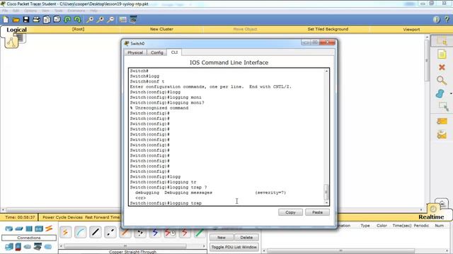 19.Видео уроки Cisco Packet Tracer. Курс молодого бойца. Syslog, NTP