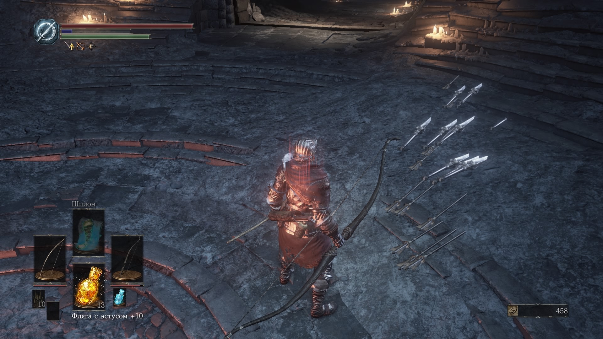 Глич с арбалетом Гаэля и луком (Bow glitch) в Dark souls 3