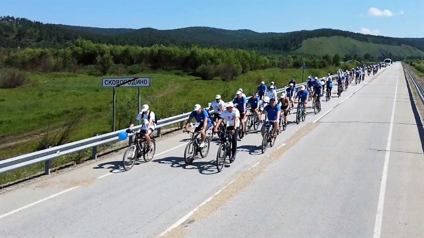 Велопробег-2022 в  Сковородинском ЛПУМГ